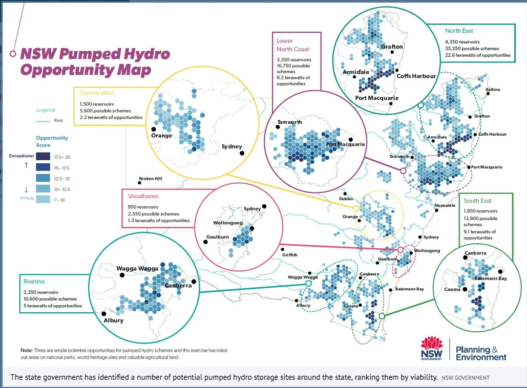 Pumped hydro: Snowy Hydro 2.0 approved by board, NSW plans 24 projects ...