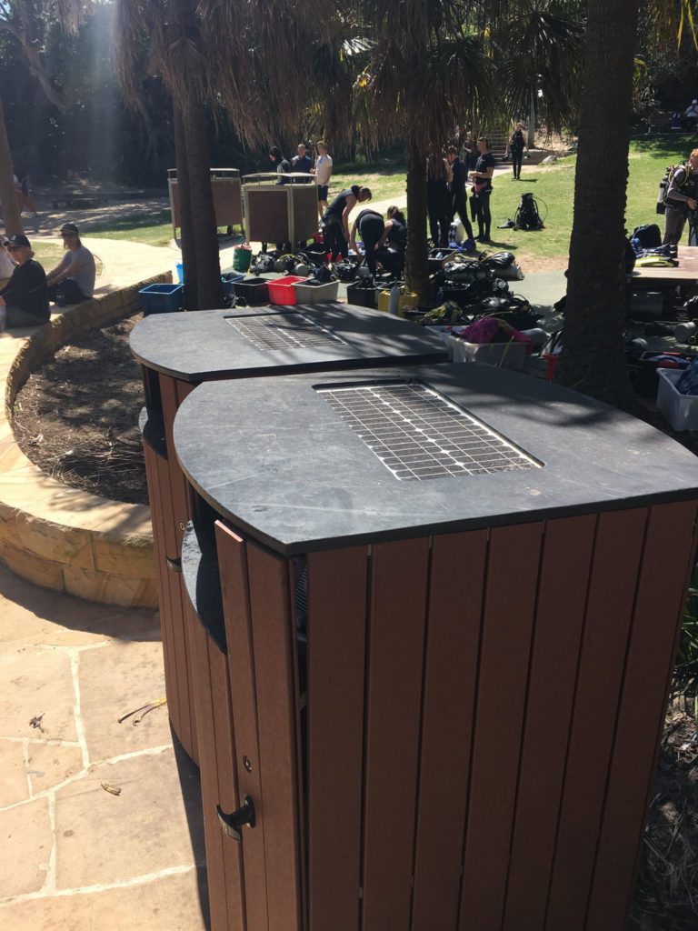 Solar powered smart bins doing a manly job – pv magazine Australia