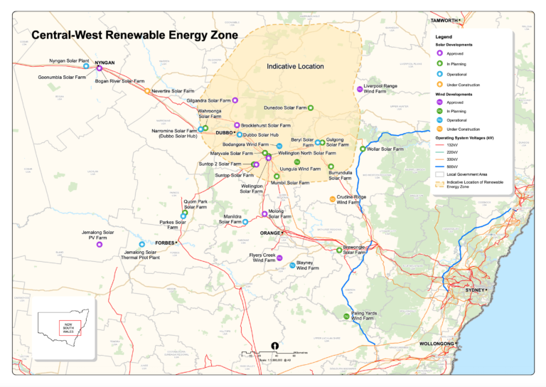 NSW first renewable energy zone attracts 27 GW of solar, wind and ...