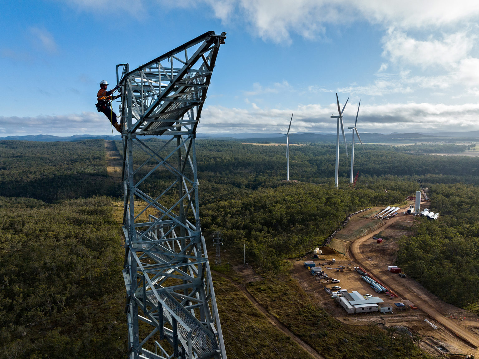 Powerlink completes construction of tallest ever transmission towers as ...