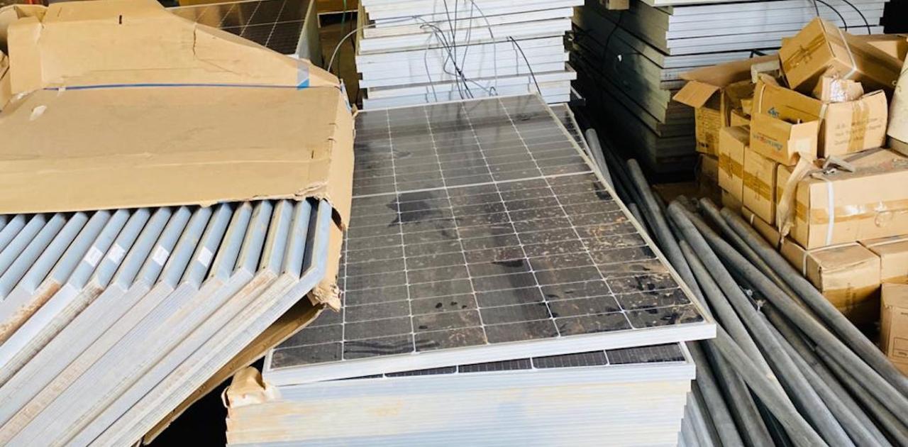 How to turn 450,000-tonne mountain of used solar panels into a valuable ...