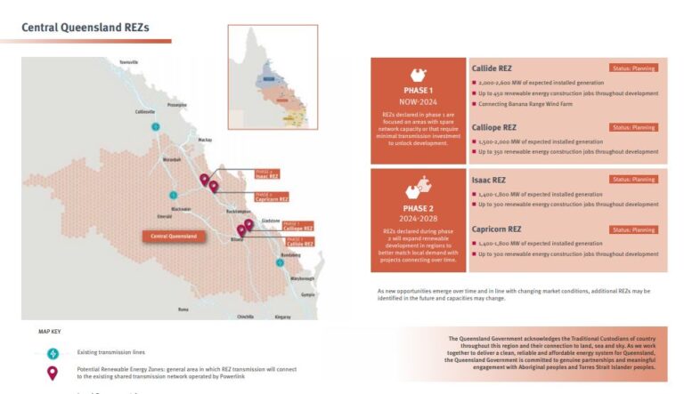 Queensland identifies 12 renewable energy zones as part of 22 GW clean ...