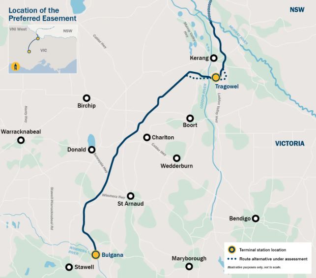 TCV reveals preferred easement for Victoria to NSW interconnector ...