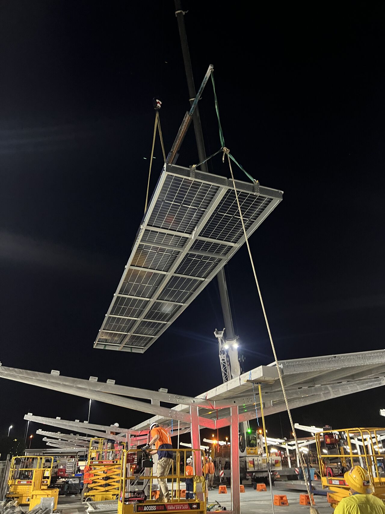 Canyon Solar installs 250 kW modular PV canopy overnight in Australia ...